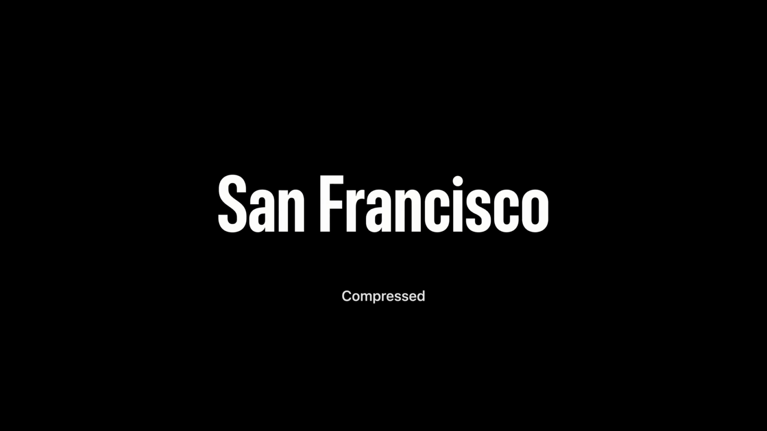 New SF Fonts: Expanded, Condensed, and Compressed | DetailsPro