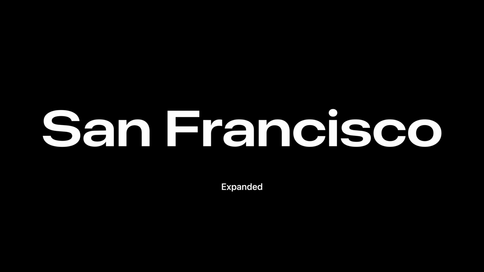 New SF Fonts: Expanded, Condensed, and Compressed | DetailsPro