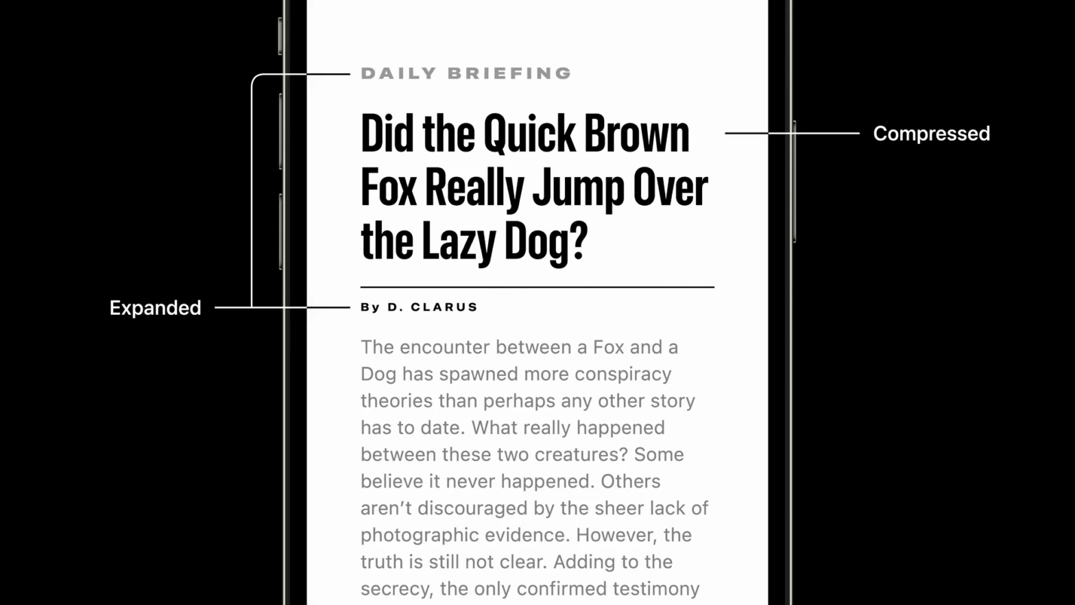 New SF Fonts: Expanded, Condensed, and Compressed | DetailsPro
